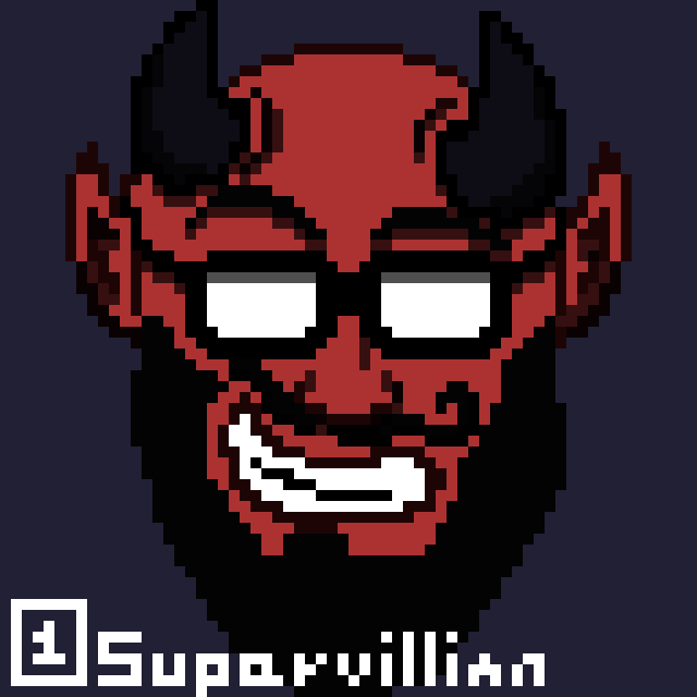 Me as a supervillian @ PixelJoint.com