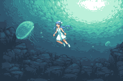 Sea Monster @ PixelJoint.com