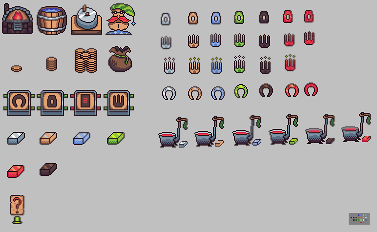 Sprites for blacksmith game @ PixelJoint.com