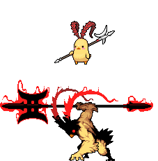 Big Muscle Chicken @ PixelJoint.com