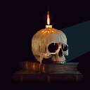 Pixel skull @ PixelJoint.com