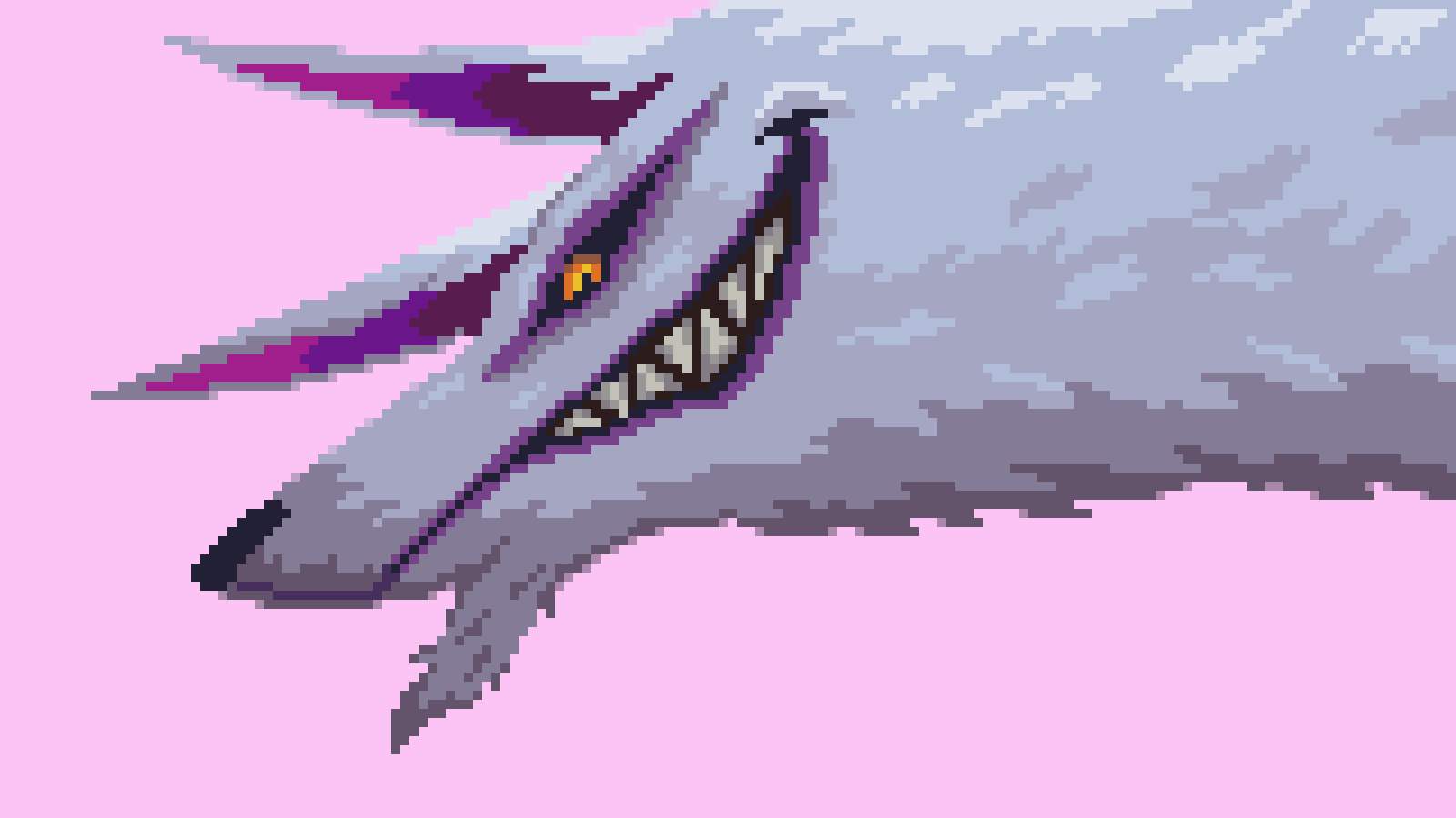 Spirit Blossom Wolf @ PixelJoint.com