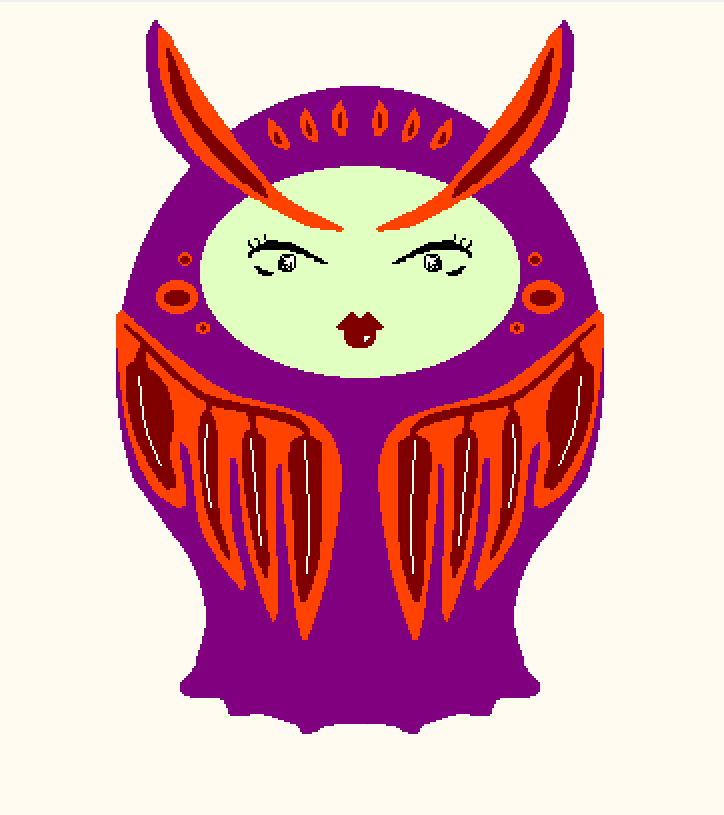 Owl Girl @ PixelJoint.com