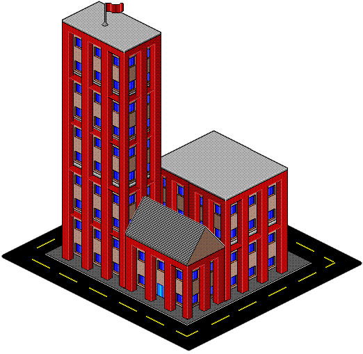 a random building that may turn into a town @ PixelJoint.com