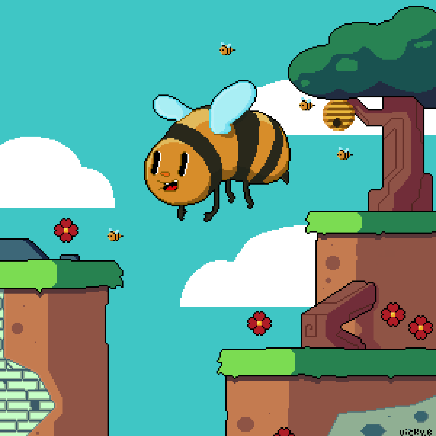 Bees @ PixelJoint.com