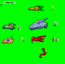 Dragon heads @ PixelJoint.com