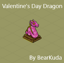 Valentine's Day Love Dragon @ PixelJoint.com