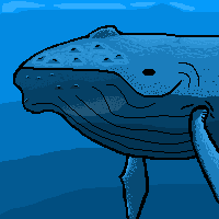 A whale. @ PixelJoint.com