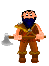 Barbar and his sharp axe @ PixelJoint.com