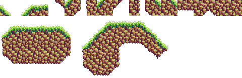 Grass tileset @ PixelJoint.com
