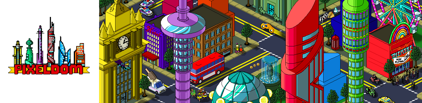 Inside the Pixeldom Logo @ PixelJoint.com