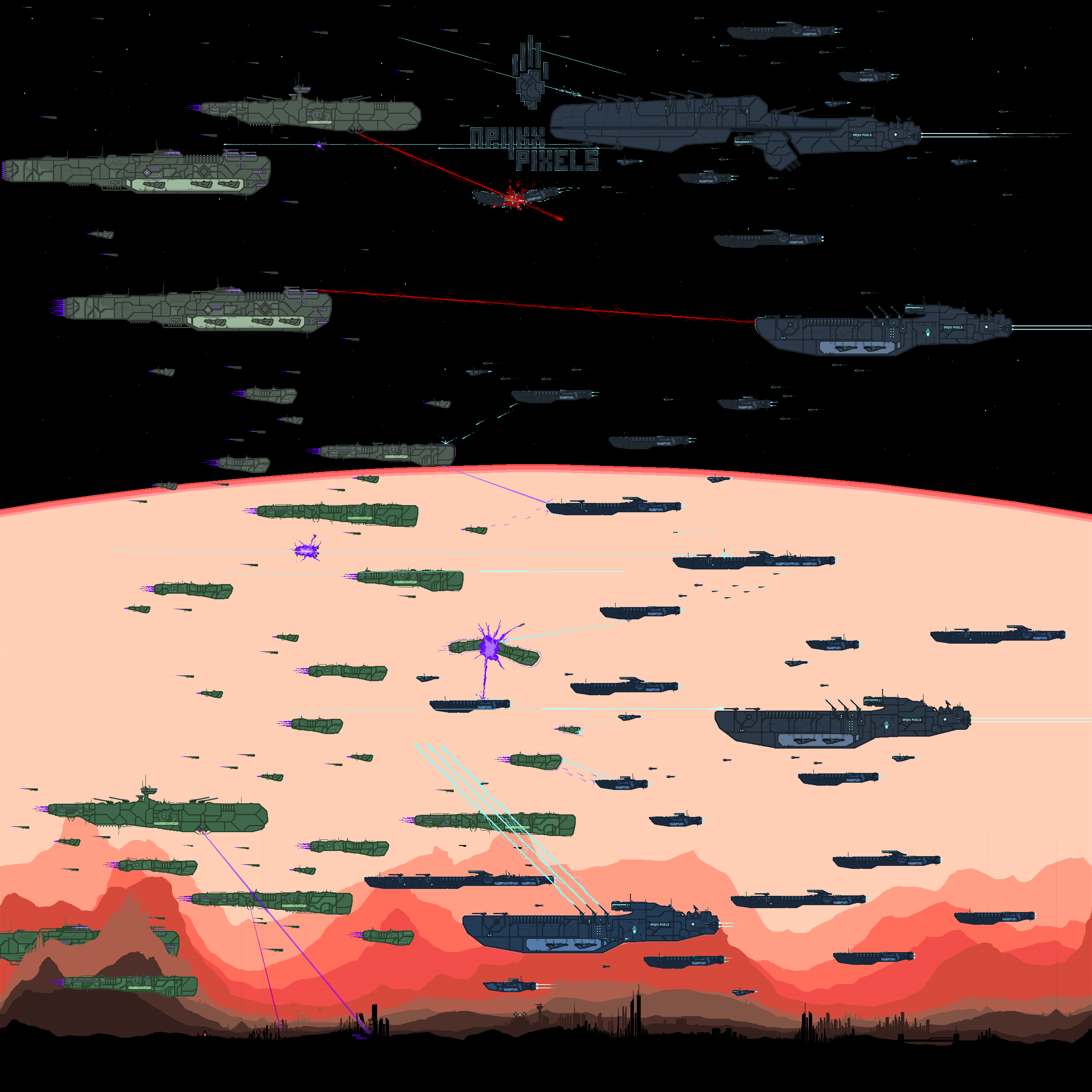 Invasion on Mars @ PixelJoint.com