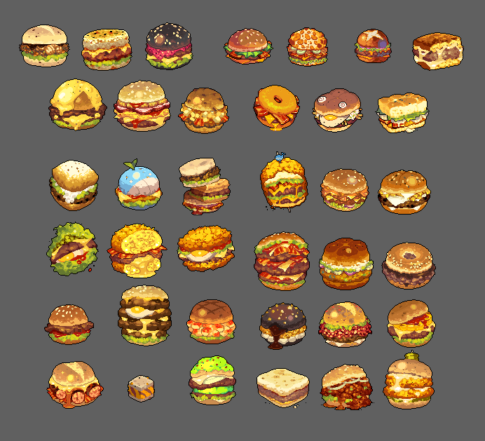 Burger Collection @ PixelJoint.com