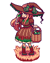 Candy Apple Witch @ PixelJoint.com