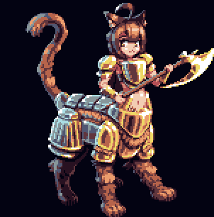 Cat Centaur @ PixelJoint.com