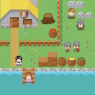 Lady in the pier @ PixelJoint.com