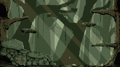 Dark jungle scenario 1st try @ PixelJoint.com