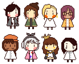 old oc sprites @ PixelJoint.com