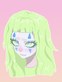 Clown Girl @ PixelJoint.com