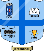 cyberdash coat of arms @ PixelJoint.com