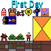 First Day of Learning Pixel Art @ PixelJoint.com