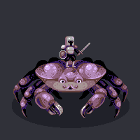 Crab Rider @ PixelJoint.com