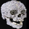 diamond skull @ PixelJoint.com