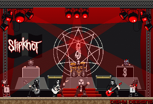 Slipknot Live Animation @ PixelJoint.com