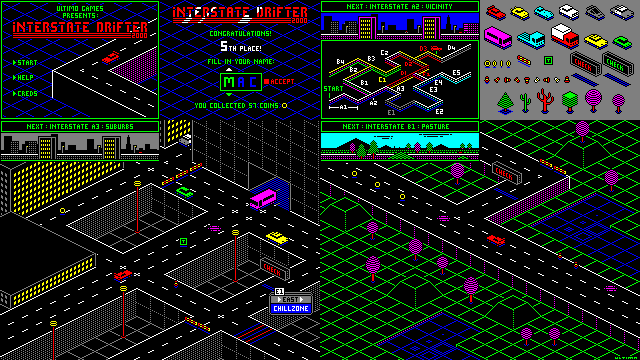 Interstate Drifter 2000 playable demo @ PixelJoint.com