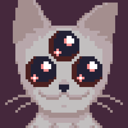 Demon Cat @ PixelJoint.com