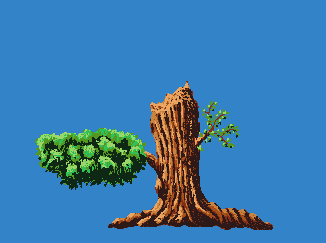 forest tree stump @ PixelJoint.com