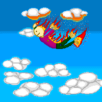 Falling ScareCrow On Fire @ PixelJoint.com