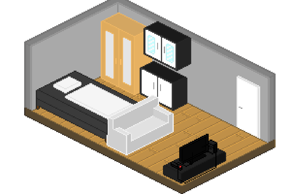 First Isometric Rom @ PixelJoint.com