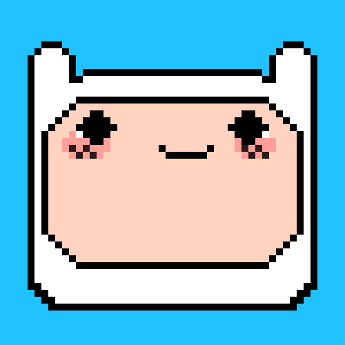 Finn The Human Head @ PixelJoint.com