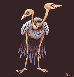 Wilhelm flamingo @ PixelJoint.com