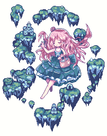 Floating Islands @ PixelJoint.com