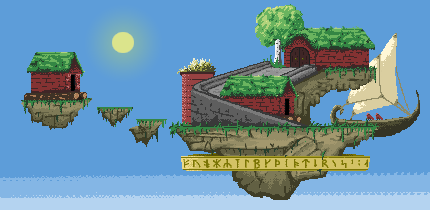 Norwegian farm in the sky @ PixelJoint.com