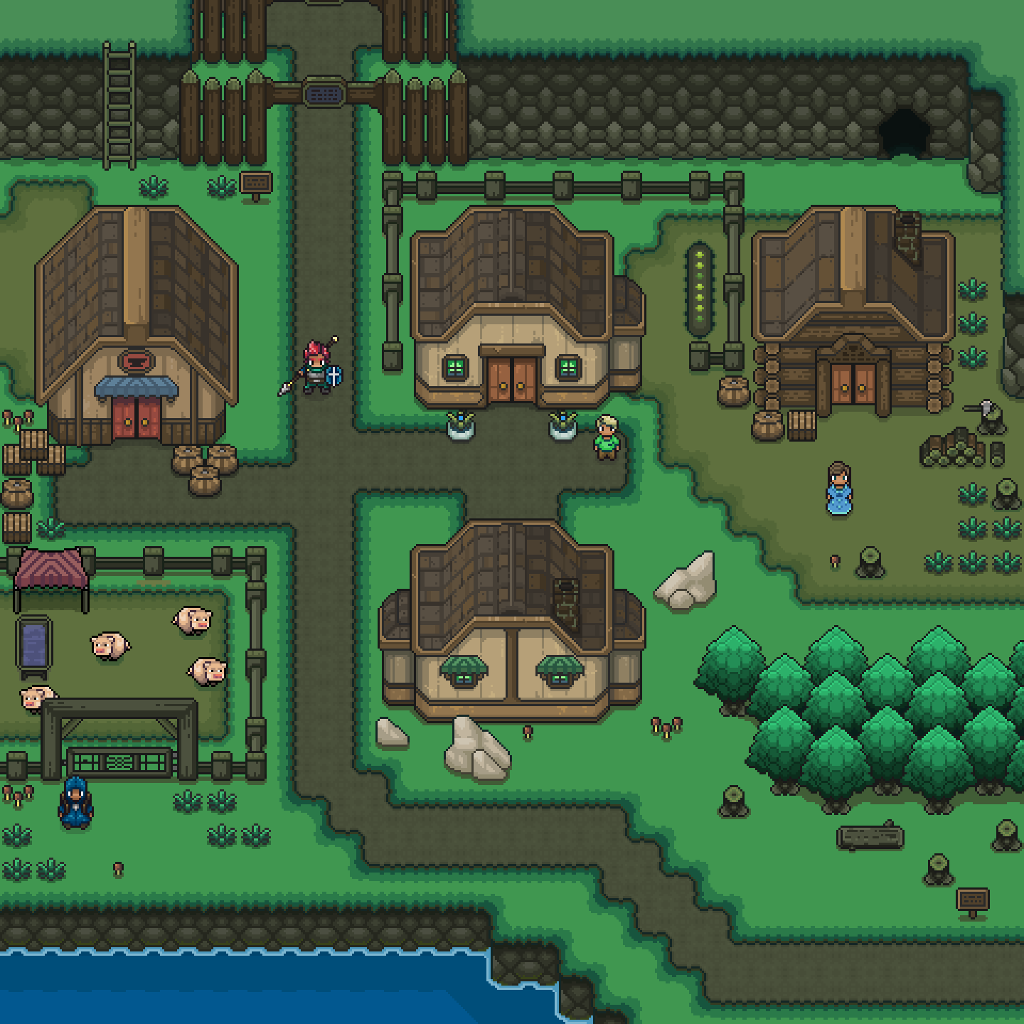 Forest town @ PixelJoint.com