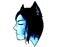 Blue Kitty Cat @ PixelJoint.com