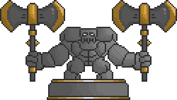 Golem Statue @ PixelJoint.com