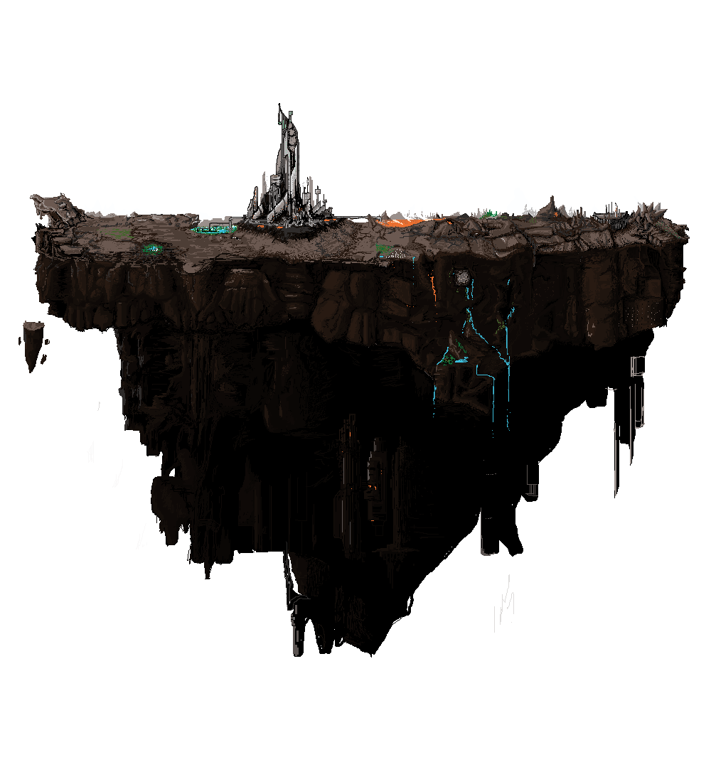 The world of eva, sky island @ PixelJoint.com