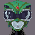 Green Ranger Helmet @ PixelJoint.com