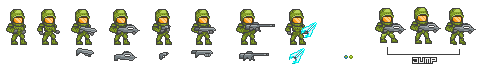 Halo Sprites @ PixelJoint.com