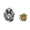 only the strong: goat & mouse heroes @ PixelJoint.com