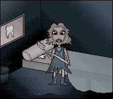 Horror Tooth Fairy - Weekly challenge @ PixelJoint.com