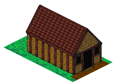 Tile-Based House @ PixelJoint.com