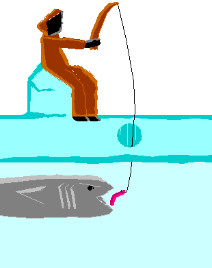 Ice Fishin' @ PixelJoint.com