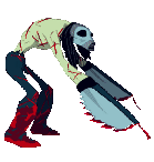 Saws Idle Animation @ PixelJoint.com