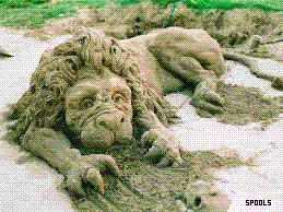Melancholic lion. @ PixelJoint.com