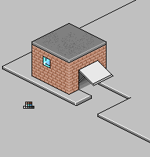 Isometric Garage @ PixelJoint.com